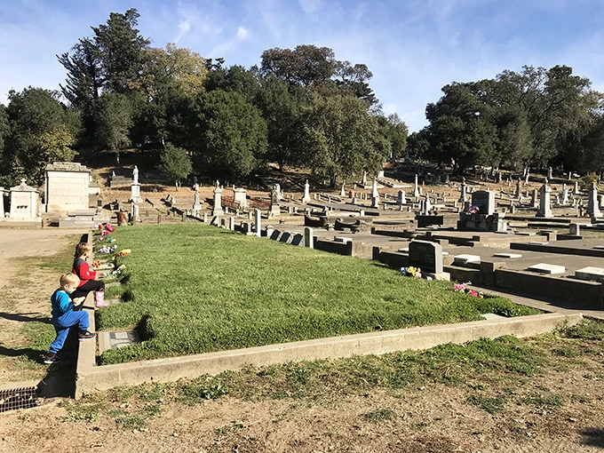 Oak Mound Cemetery: History and tranquility intertwine here. It's a peaceful reminder that Healdsburg's roots run deep - much like its grapevines.
