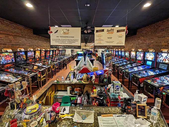It's not the size of the arcade, it's how you play the game. This spacious setup ensures there's room for everyone's inner child.