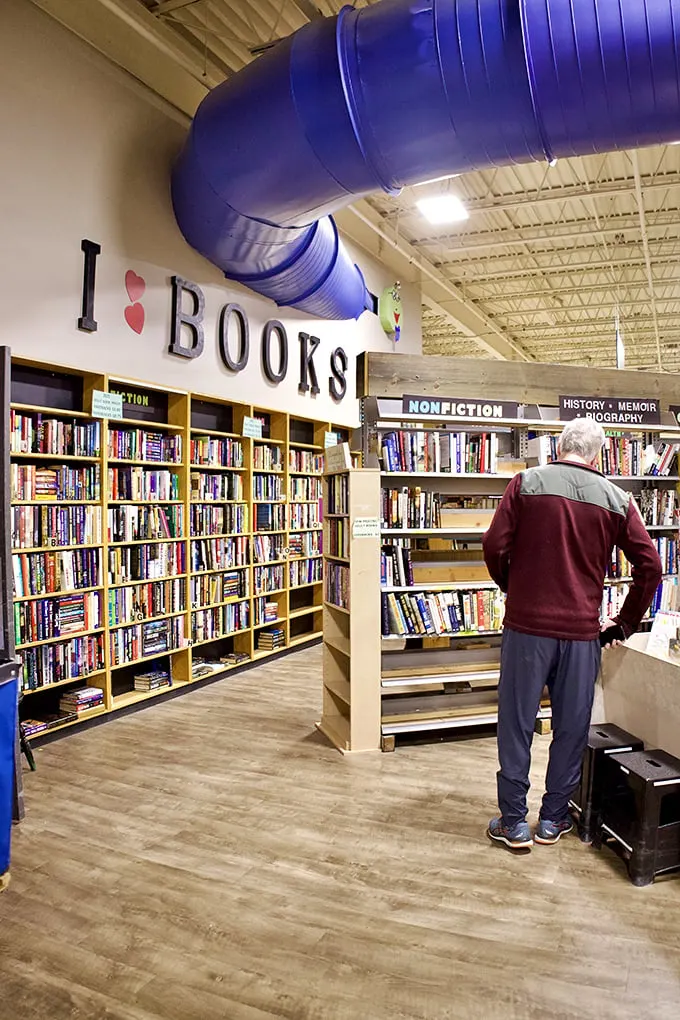 Bookworm's buffet! Dive into this literary feast where every shelf is a new adventure waiting to be devoured.