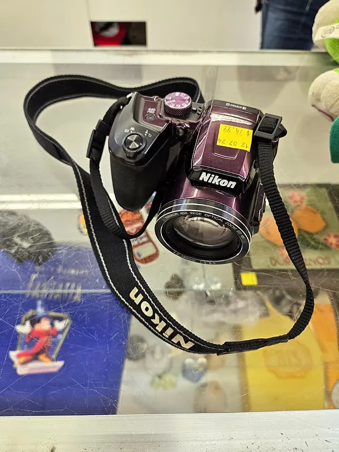 Snap it up! This vintage Nikon is ready to capture your next thrifting triumph. Say "Cheese and Savings!"
