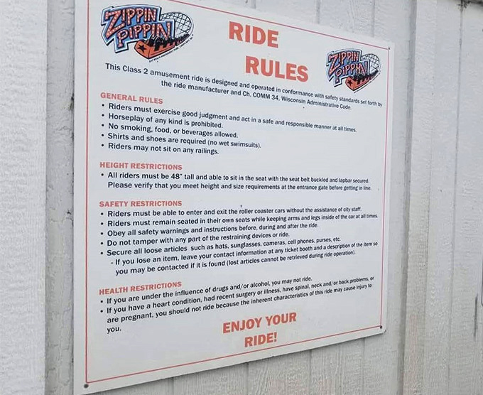 Rules are made to be followed, especially when gravity's involved. Think of it as the coaster's playbook for a winning ride.