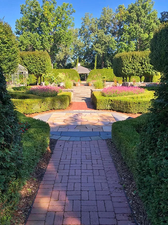 Fancy plants on parade! These manicured gardens look like they're auditioning for a royal garden party.