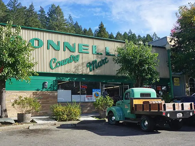 Connell's Market: Where "organic" isn't a trend, it's a tradition. And that vintage truck? It's not for show – it's for hauling in the freshest produce!