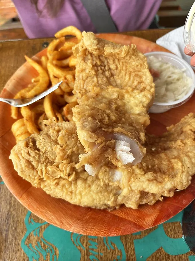Beer-battered fish so golden, it could be on the Olympic podium. Crispy, flaky, and utterly irresistible – it's a gold medal winner!