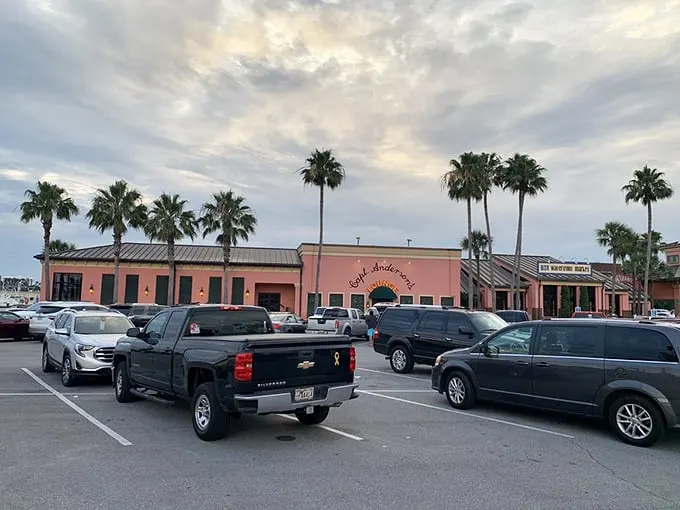 With a parking lot this big, Capt. Anderson's is ready for a seafood-loving flash mob. Bring your appetite... and maybe a compass!