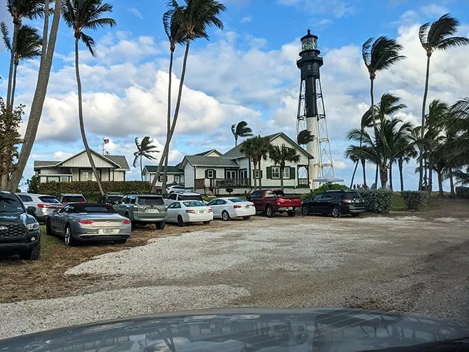 Parking with a view! Who needs valet when you can leave your ride within selfie distance of this towering beauty?