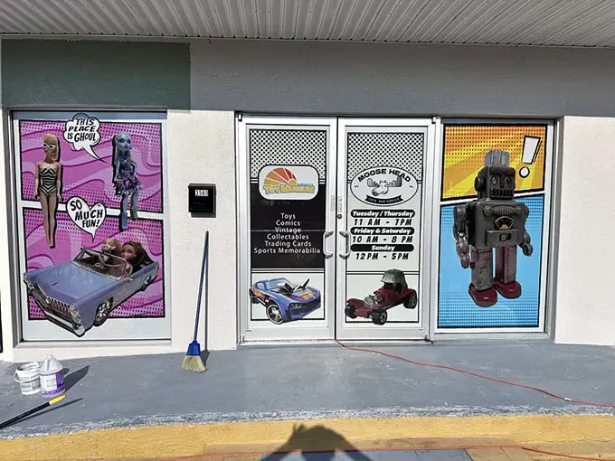 Open sesame to a world of wonder! These doors are the gateway to a toy lover's paradise, where every visit is a trip down memory lane.