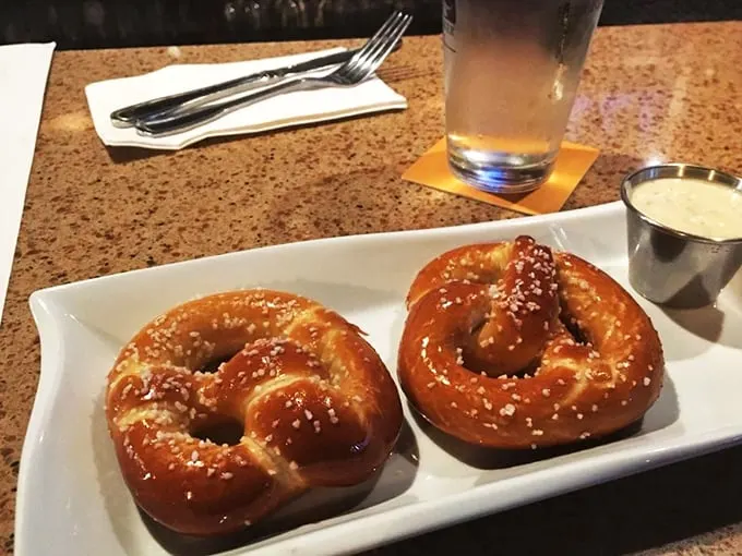Twisted perfection! These pretzels are what carb dreams are made of – golden, salty, and begging to be dunked.