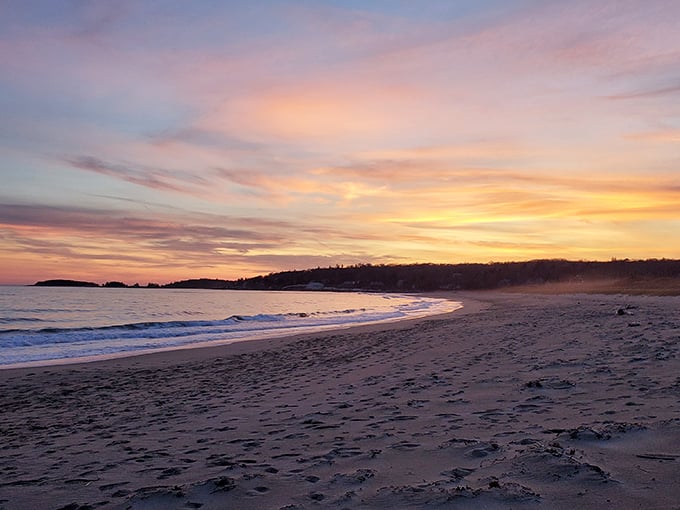 Nature's light show: A sunset that paints the sky in hues even Monet would envy. Time to put down the phone and soak in the technicolor dream coat.