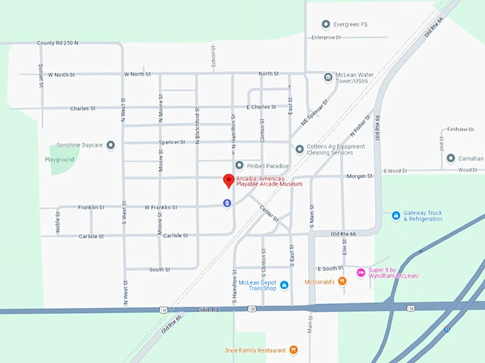 16 arcadia america's playable arcade museum map