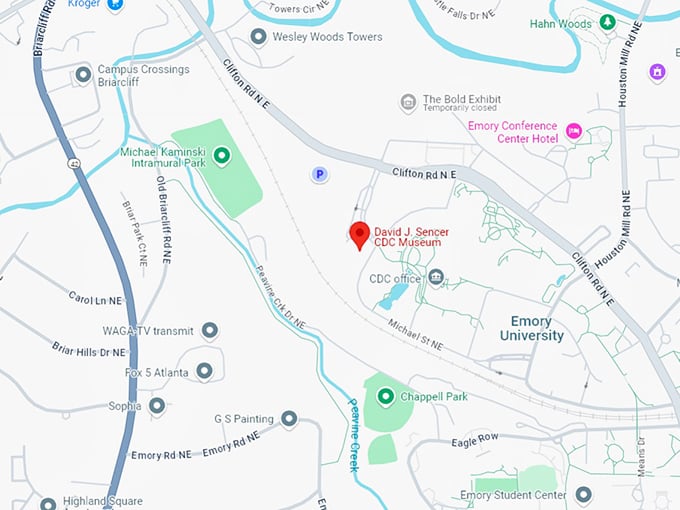 16 cdc museum map
