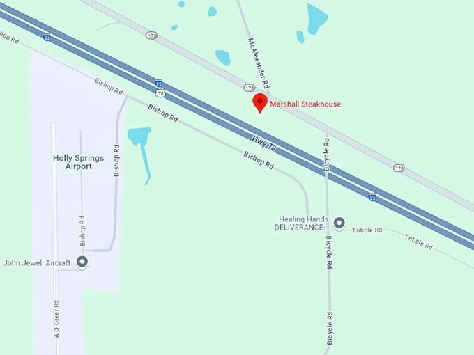 16 marshall steakhouse map