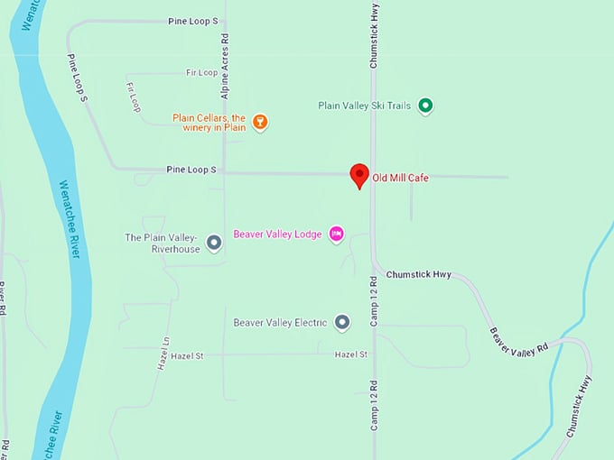 16 old mill cafe map