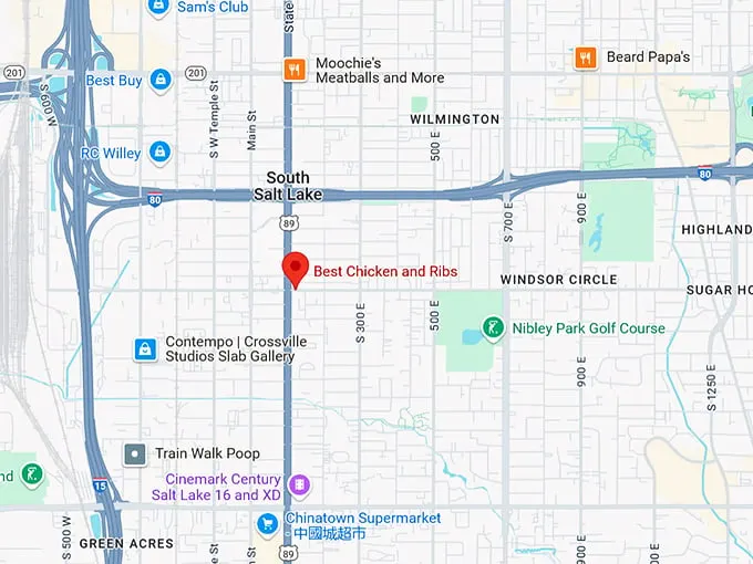 16. best chicken and ribs map