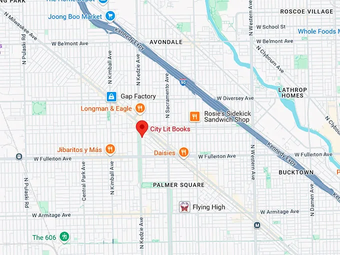 16. city lit books map