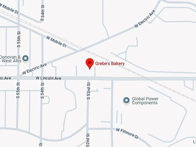 16. grebe's bakery map