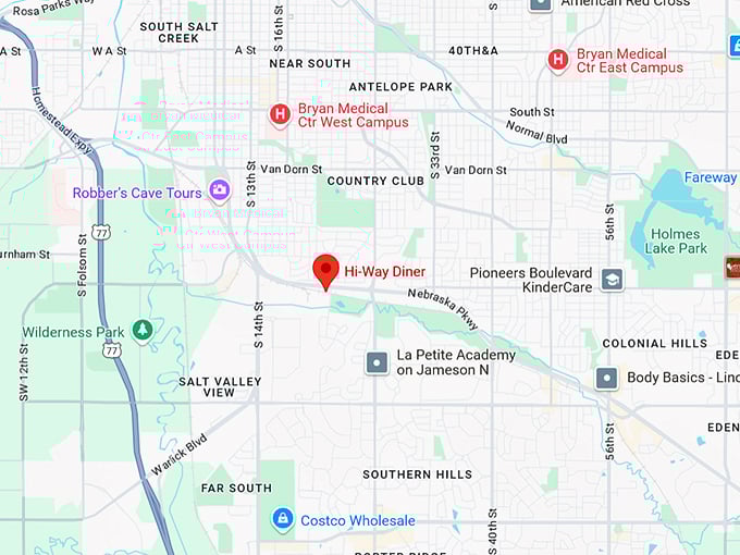 16. hi way diner map