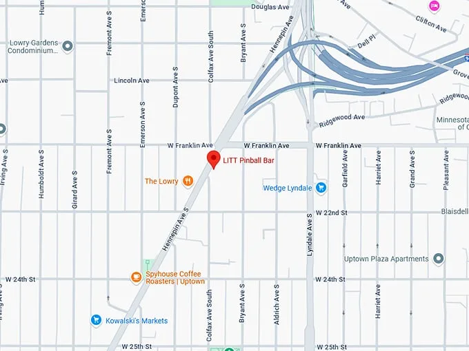 16. litt pinball bar map