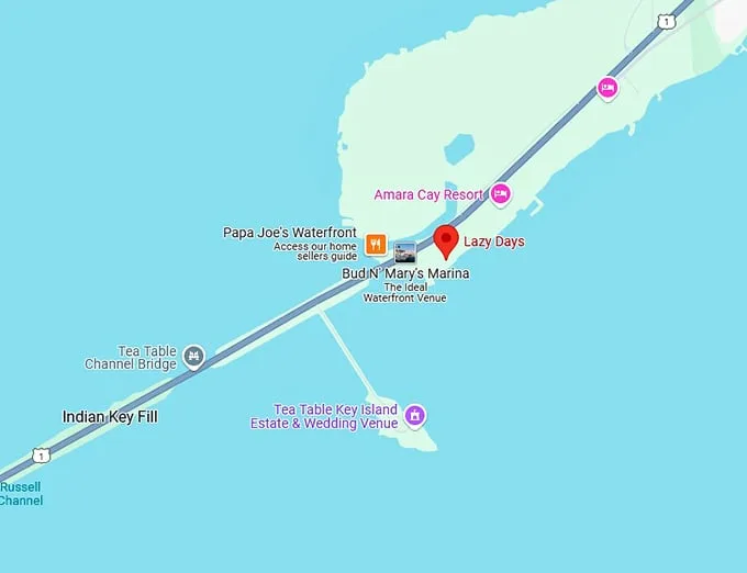 16. lazy days map