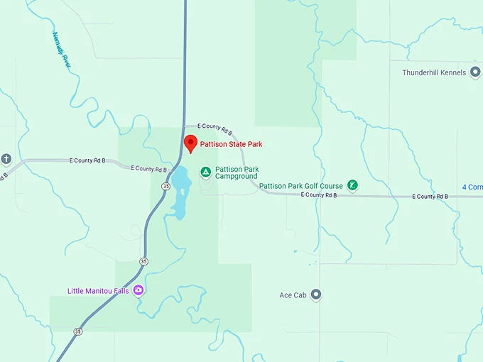 16. pattison state park map