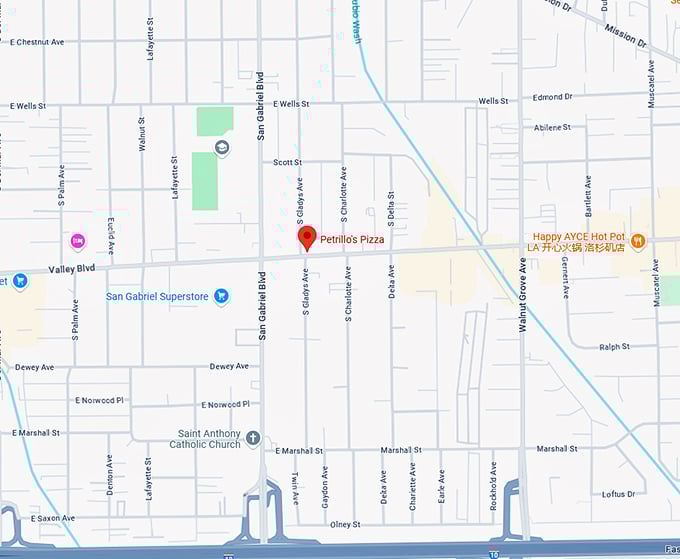 16. petrillo’s pizza map