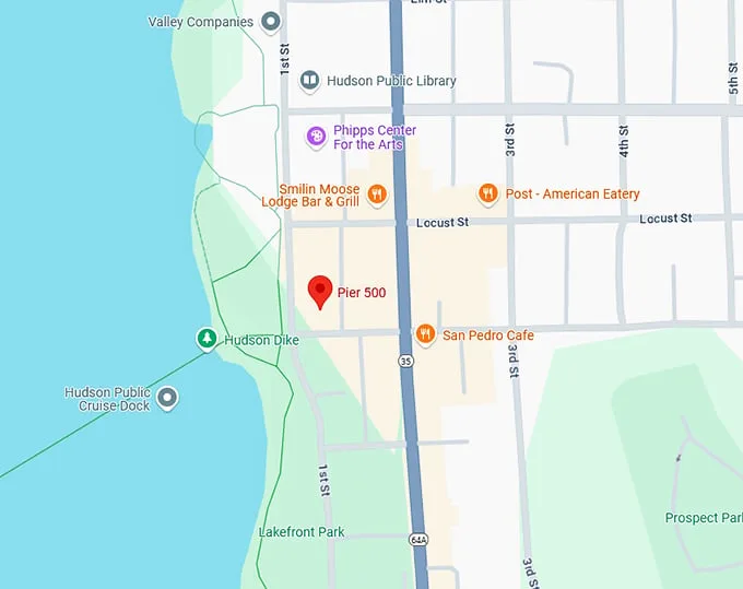16. pier 500 map