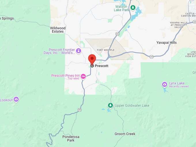 16. prescott map
