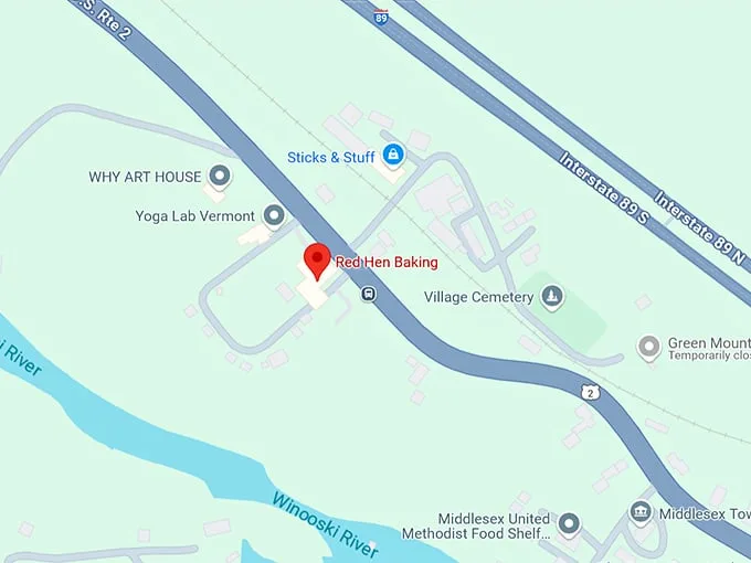 16. red hen baking map