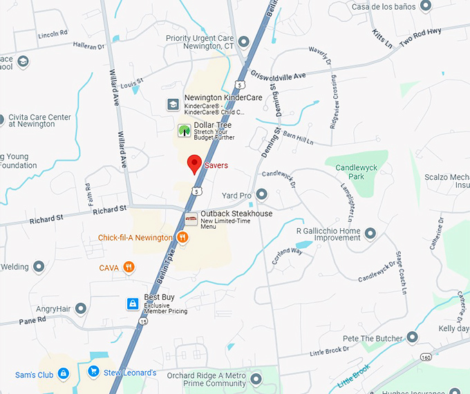 16. savers map