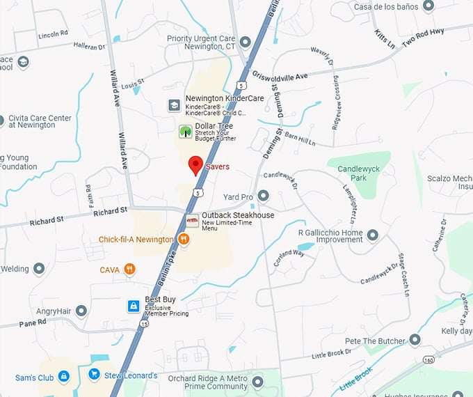 16. savers map