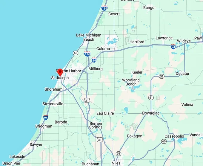 16. st. joseph map