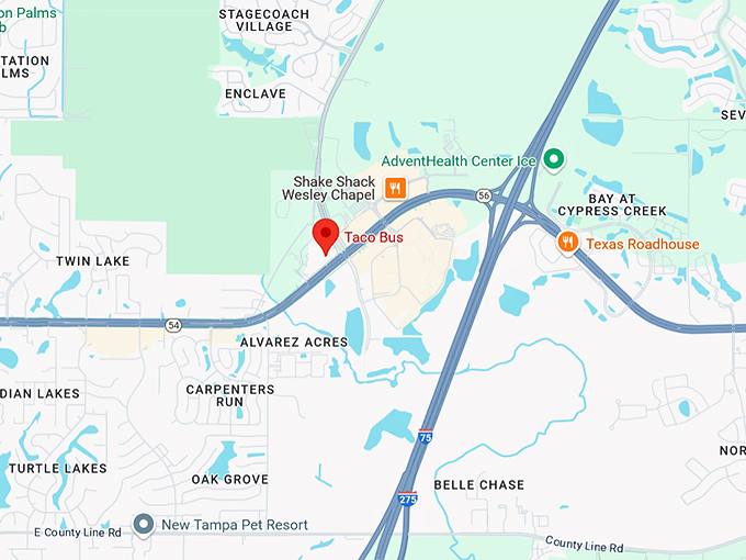 16. taco bus map