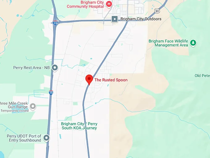 16. the rusted spoon map
