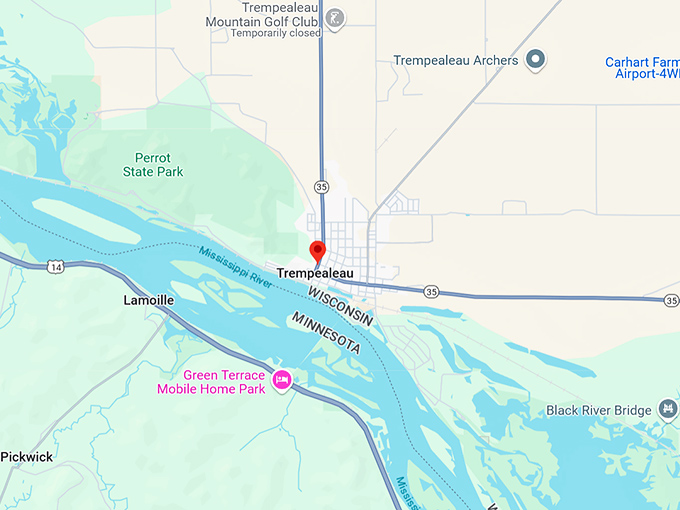 16. trempealeau map
