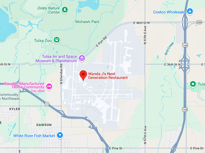 16. wanda j's next generation restaurant map