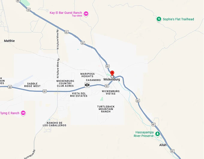 16. wickenburg map