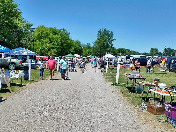 Step right up to Rogers' outdoor bonanza! It's like a county fair met a garage sale and decided to set up shop permanently. Photo credit: Keep Life Simple