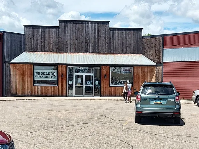 Step into nostalgia central! This wooden wonderland houses enough knick-knacks to make Marie Kondo reconsider her life choices.