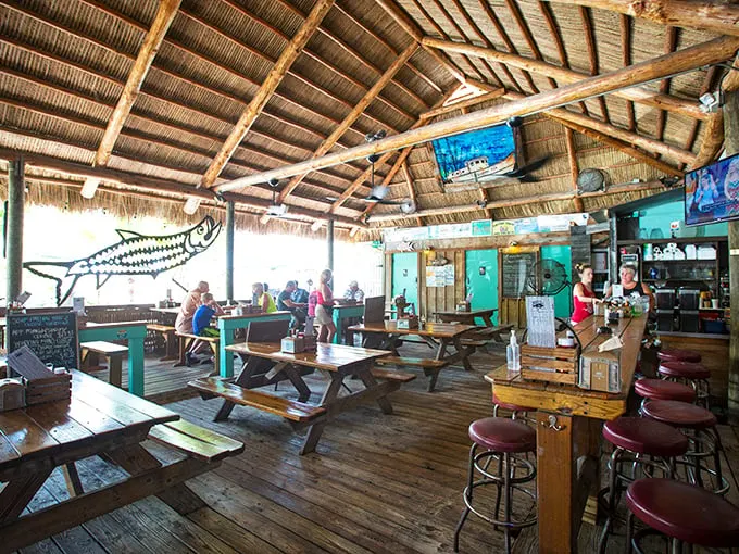 Step inside and let the island breeze carry you to seafood nirvana. It's like a beach shack and your favorite pub had a delicious baby.
