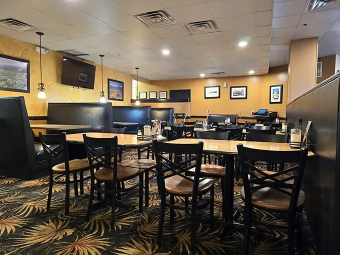 Step into a world where comfort food reigns supreme. La Teresita's interior is as warm and inviting as a Cuban grandmother's kitchen.
