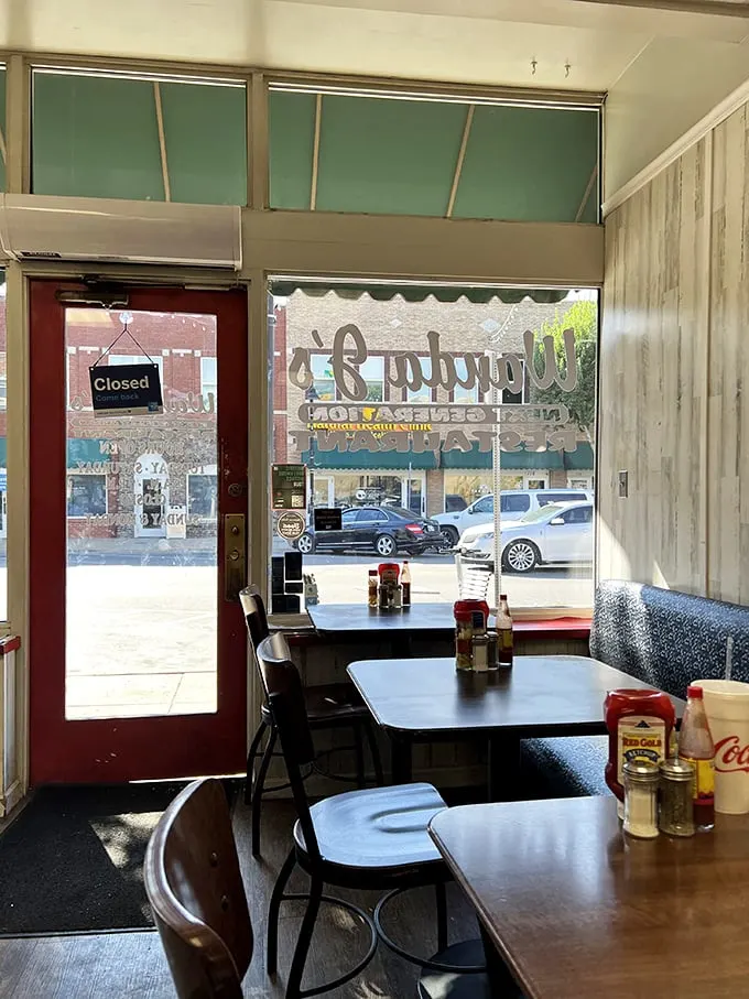 Step into a time machine of taste! This cozy interior whispers tales of family recipes and Southern hospitality.