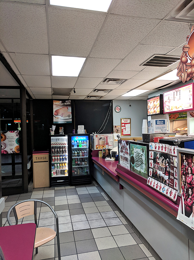 Step into a time machine of taste! This no-frills interior whispers sweet nothings of nostalgia and promises of impending deliciousness.
