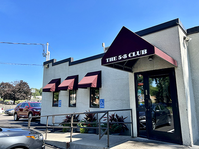 The 5-8 Club: From speakeasy to cheese-easy. This place has been stuffing burgers longer than most of us have been alive.