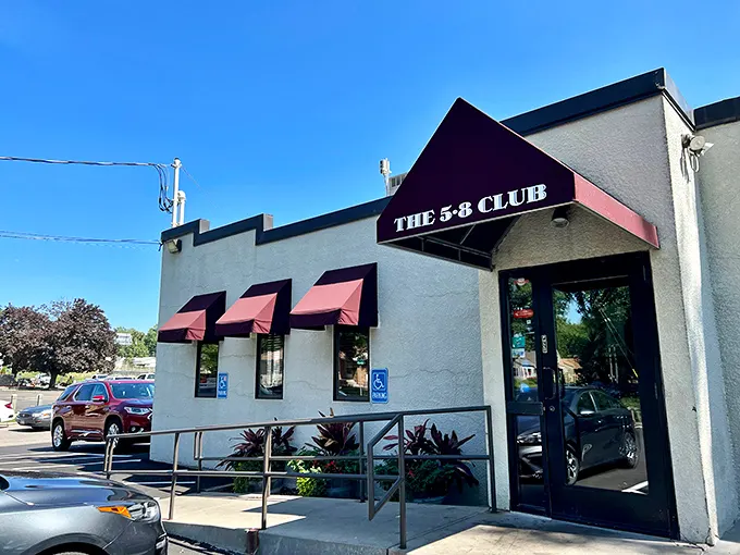 The 5-8 Club: From speakeasy to cheese-easy. This place has been stuffing burgers longer than most of us have been alive.