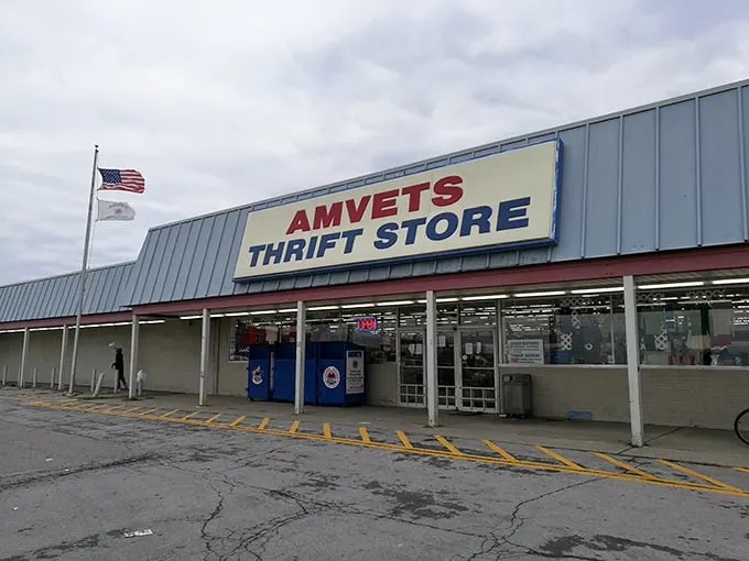 Stars, stripes, and steals! AMVETS Thrift Store: where patriotism meets penny-pinching in a bargain hunter's paradise.
