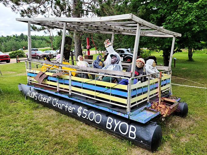 Yooper ingenuity at its finest! This wacky 'tourist trap' is more charming than a Midwest grandma offering you a second helping of hotdish.