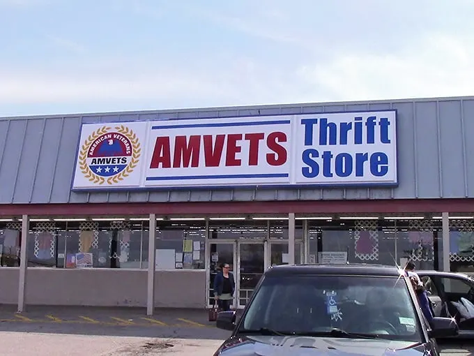 Thrift store or time machine? AMVETS offers a journey through decades of style, all at prices that'll make your wallet salute.