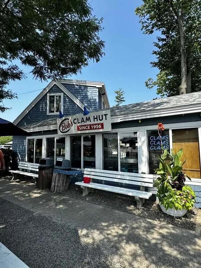 Clams, clams, clams! Bob's Clam Hut is like a time machine powered by tartar sauce and nostalgia.