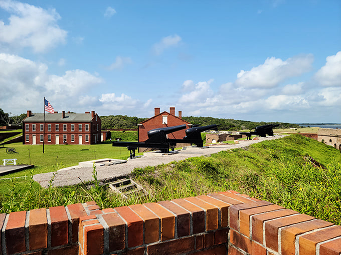 Soldiers and seagulls: Fort Clinch's unlikely duo. Step back in time without giving up your ocean view – it's like "Forrest Gump" meets "Baywatch."