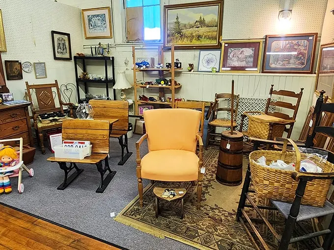 Pull up a chair—any chair! From Victorian elegance to mid-century mod, this furniture menagerie tells tales of dinners past and cocktail parties long forgotten.